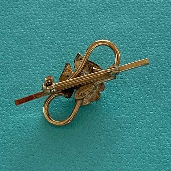 Jewelry | Antique Wells Victorian14k And Jade Flower Pin | Poshmark